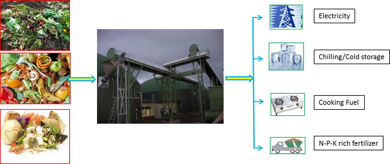 Biomethantion/Biogas Plants on Vegetable Waste | TESPL